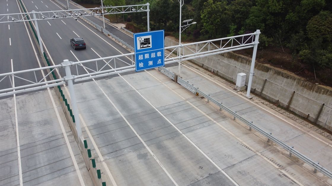 Piezoelectric Dynamic Weighing In Motion Axle Scale System 95% Precision