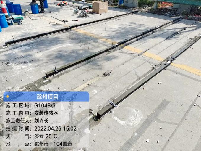 Highway Management WIM System Scales IP68 High Speed Pre Inspection